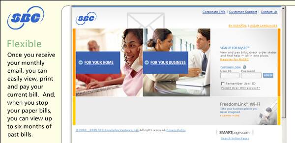 MySBC eBill (SM) - Slide Show