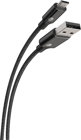 AT&T 6ft USB A to Micro Cable - AT&T
