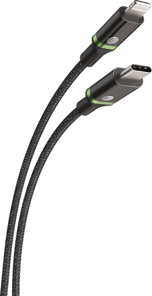 AT&T 6ft USB C to Lightning Cable - AT&T