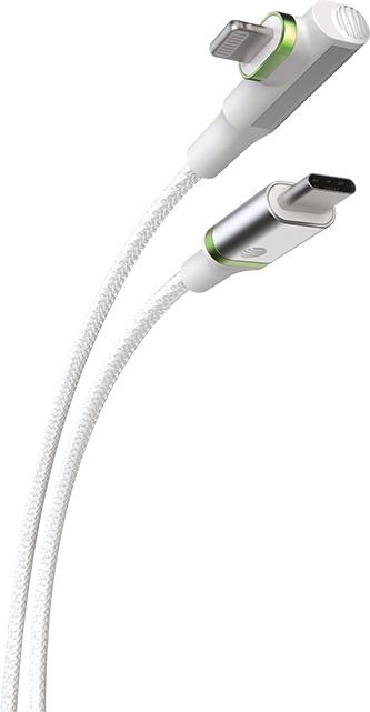 AT&T 6ft USBC to Lightning Right Angle Cable - AT&T