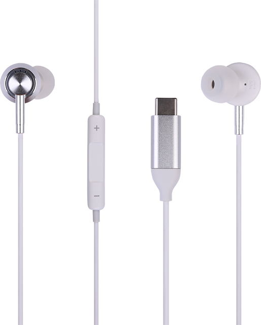 AT&T Wired USB-C Earbuds with Microphone & Music Controls