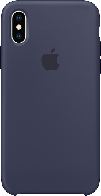 Apple Midnight Blue Silicone Case - iPhone XS Midnight Blue from AT&T