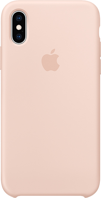 Apple Pink Sand Silicone Case - iPhone XS Pink Sand from AT&T