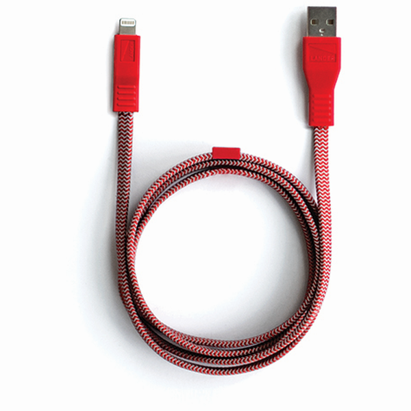 Neve 3ft. Woven Lightning Cable to USB Red Red from AT&T
