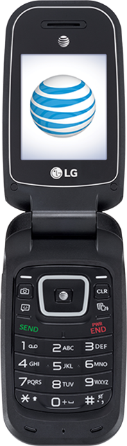 LG B470 Black 256 MB from AT&T