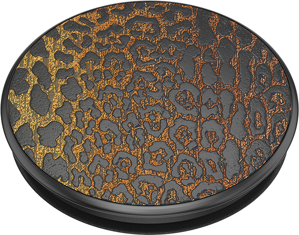 PopSocket PopGrip Embossed Metal Leopard - AT&T