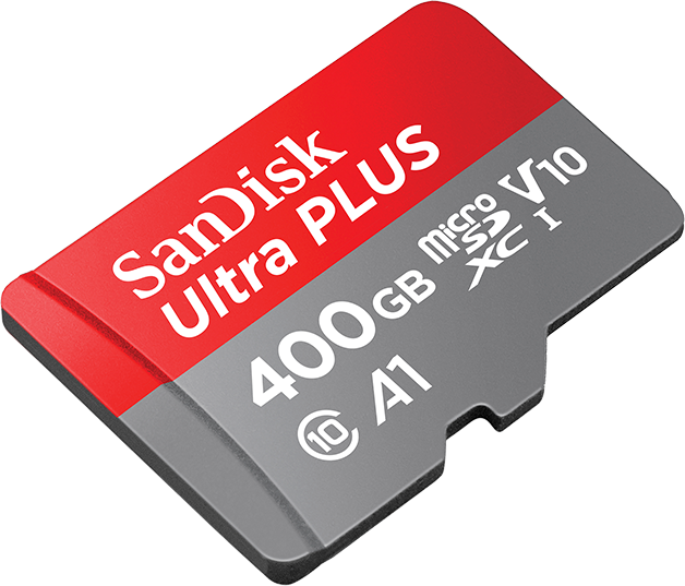 SanDisk Silver Ultra MicroSD UHS-I Memory Card 400GB Silver from AT&T
