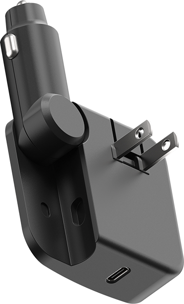 Scosche 2-in-1 Compact 30W Power Delivery Travel Charger for Car & Home ...