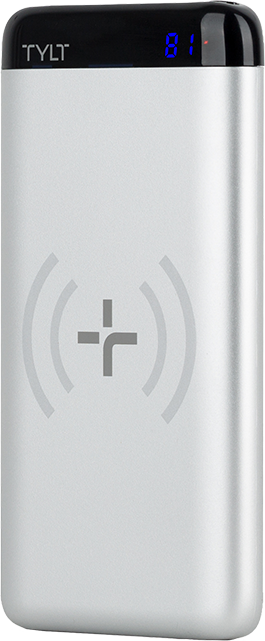 Tylt Silver Xact Wireless Power Pack 5000mAh Silver from AT&T