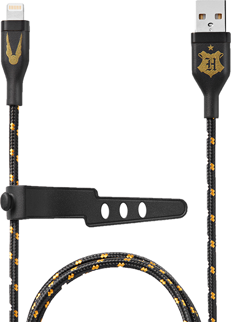 Ubio Labs Harry Potter 4-foot USB-A to Lightning Cable - Black Black ...