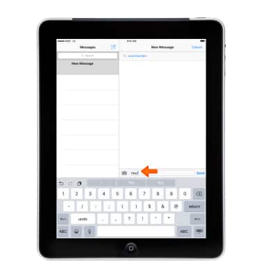 Apple iPad (3rd Gen) - Send & receive messages - AT&T