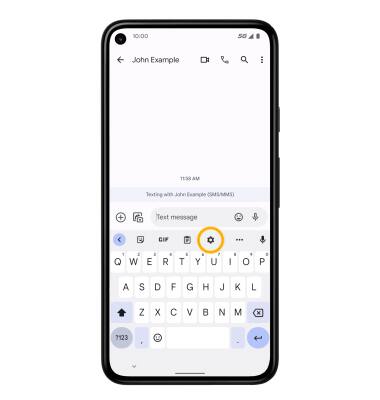 Google Pixel 4a 5G / Pixel 5 (GD1YQ/G025E) - Keyboard & Typing - AT&T