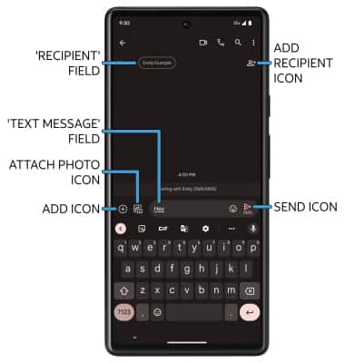 Google Pixel 6 (G9S9B) - Send & Receive Messages - AT&T