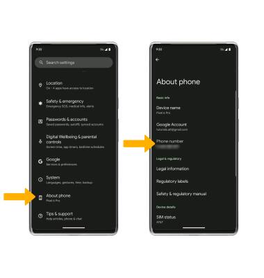 Google Pixel 6 Pro (G8V0U) - Find IMEI, Phone & Serial Number - AT&T