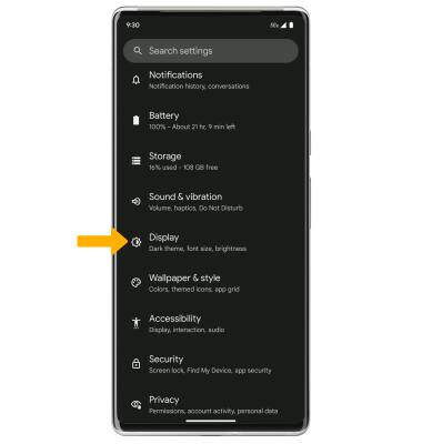 Google Pixel 6 Pro (G8V0U) - Display - AT&T