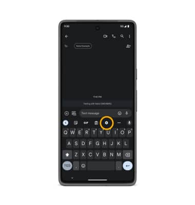 Google Pixel 7 (GQML3) - Keyboard & Typing - AT&T