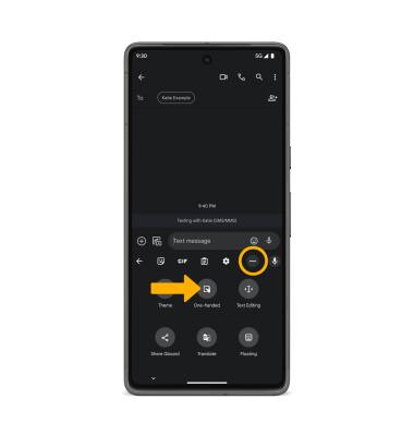 Google Pixel 7 (GQML3) - Keyboard & Typing - AT&T