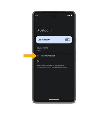 Google Pixel 7 (GQML3) - Bluetooth - AT&T