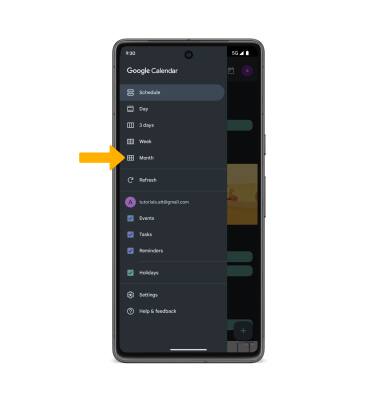 Google Pixel 7 (GQML3) - Calendar - AT&T