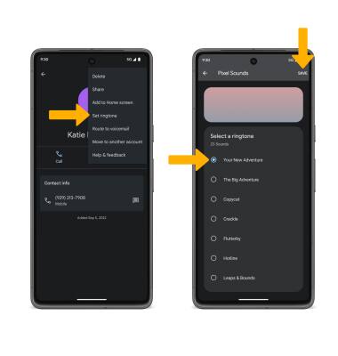 Google Pixel 7 (GQML3) - Contacts - AT&T