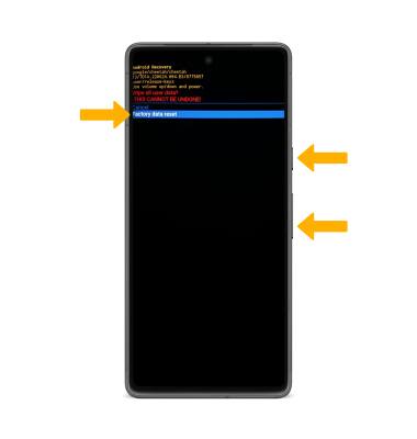 Google Pixel 7 (GQML3) - Reset Device - AT&T