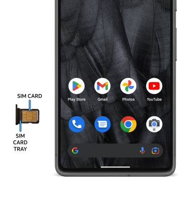Google Pixel 7 (GQML3) - Insert or Remove SIM Card - AT&T