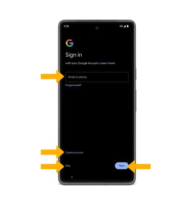 Google Pixel 7 (GQML3) - Device Setup - AT&T