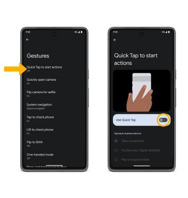 Google Pixel 7 (GQML3) - Gestures & Motion - AT&T