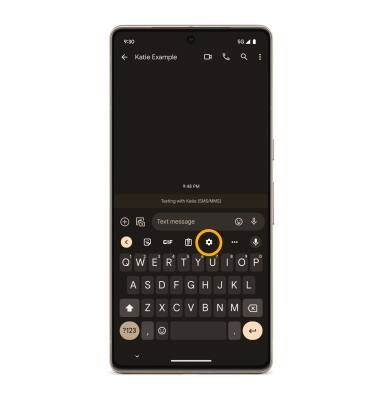 Google Pixel 7 Pro (GE2AE) - Keyboard & Typing - AT&T