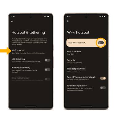 Google Pixel 7 Pro (GE2AE) - Mobile Hotspot - AT&T