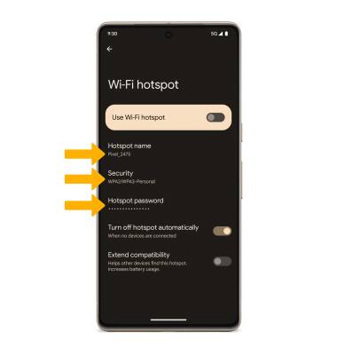 Google Pixel 7 Pro (GE2AE) - Mobile Hotspot - AT&T