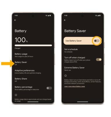 Google Pixel 7 Pro (GE2AE) - Optimize Battery Life - AT&T