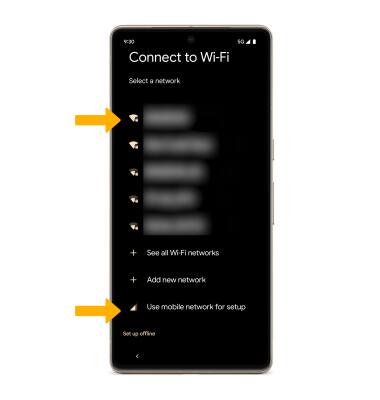 Google Pixel 7 Pro (GE2AE) - Device Setup - AT&T