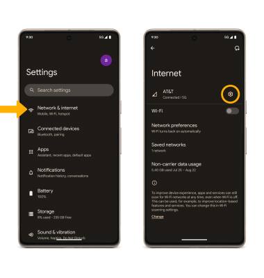 Google Pixel 7 Pro (GE2AE) - Signal & Cellular Data - AT&T