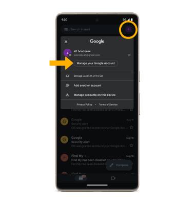 Google Pixel 7 Pro (GE2AE) - Email Settings - AT&T