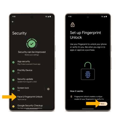 Google Pixel 7 Pro (GE2AE) - Secure My Device - AT&T