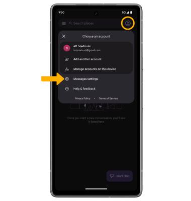 null - Messaging Settings - AT&T