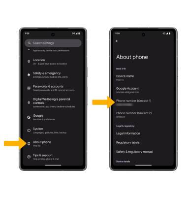Google Pixel 7a (GWKK3) - Find IMEI, Phone & Serial Number - AT&T