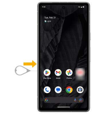 Google Pixel 7a (GWKK3) - Insert or Remove SIM Card - AT&T