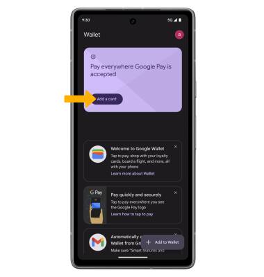 Google Pixel 7a (GWKK3) - Google Wallet - AT&T