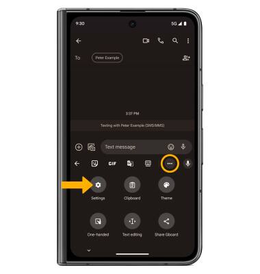 Google Pixel Fold (G9FPL) - Keyboard & Typing - AT&T