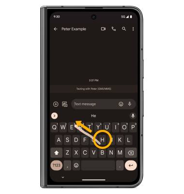 Google Pixel Fold (G9FPL) - Keyboard & Typing - AT&T