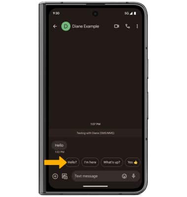 Google Pixel Fold (G9FPL) - Keyboard & Typing - AT&T