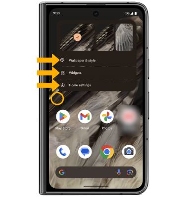 Google Pixel Fold (G9FPL) - Learn & Customize the Home Screen - AT&T