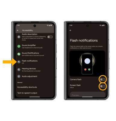 Google Pixel Fold (G9FPL) - Accessibility - AT&T