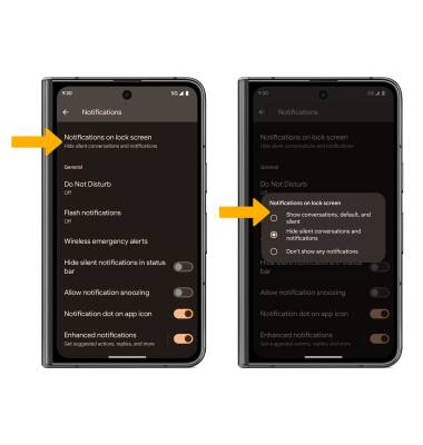 Google Pixel Fold (G9FPL) - Notifications & Alerts - AT&T