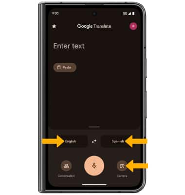 Google Pixel Fold (G9FPL) - Live Translate - AT&T