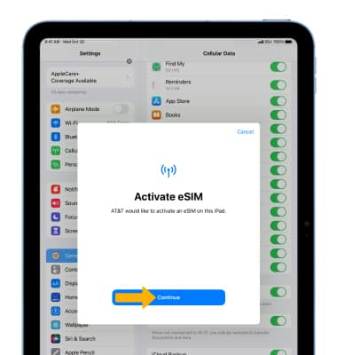 Apple iPad 10th Generation (2022) - eSIM - AT&T