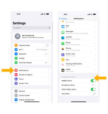 Apple iPhone 15 Pro Max - Notifications & Alerts - AT&T