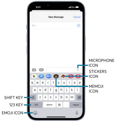Apple iPhone 14 Plus - Keyboard & Typing - AT&T